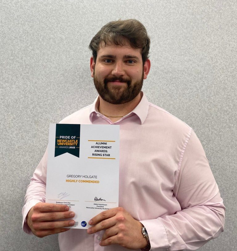 Biocatalysis Chemist receives Newcastle University alumni achievement award
