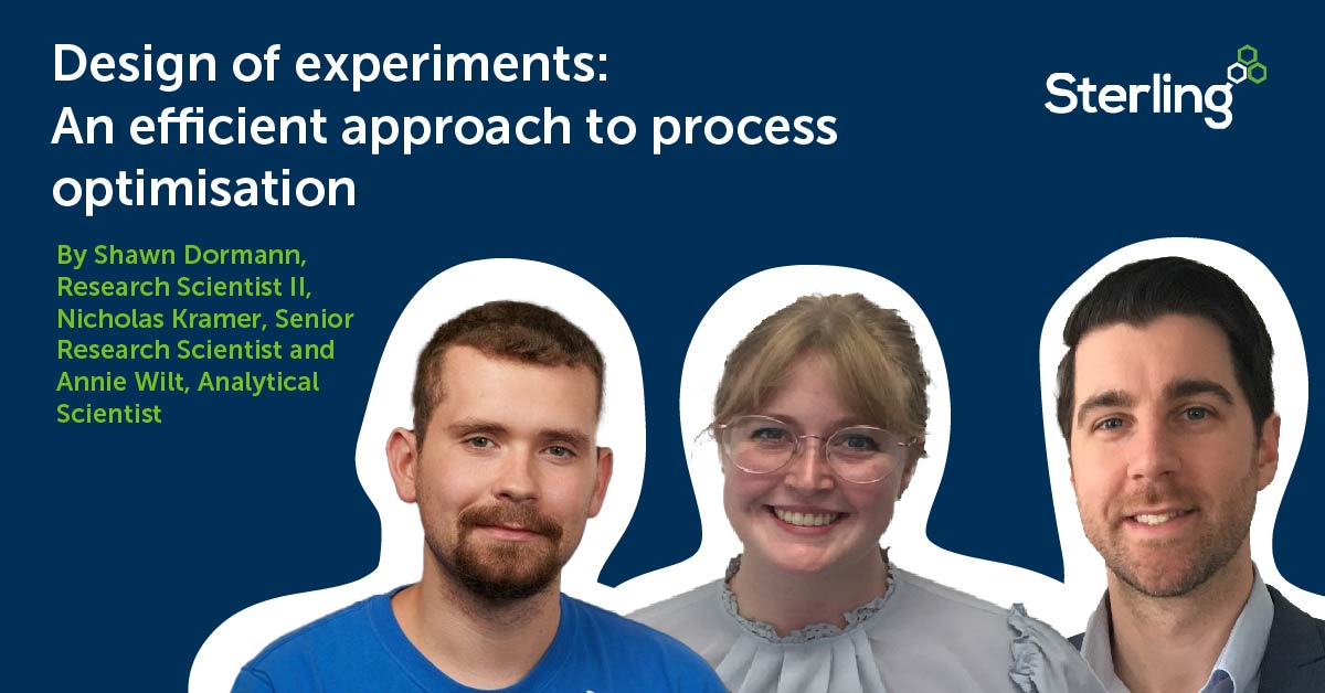 DOE: An efficient approach to process optimisation